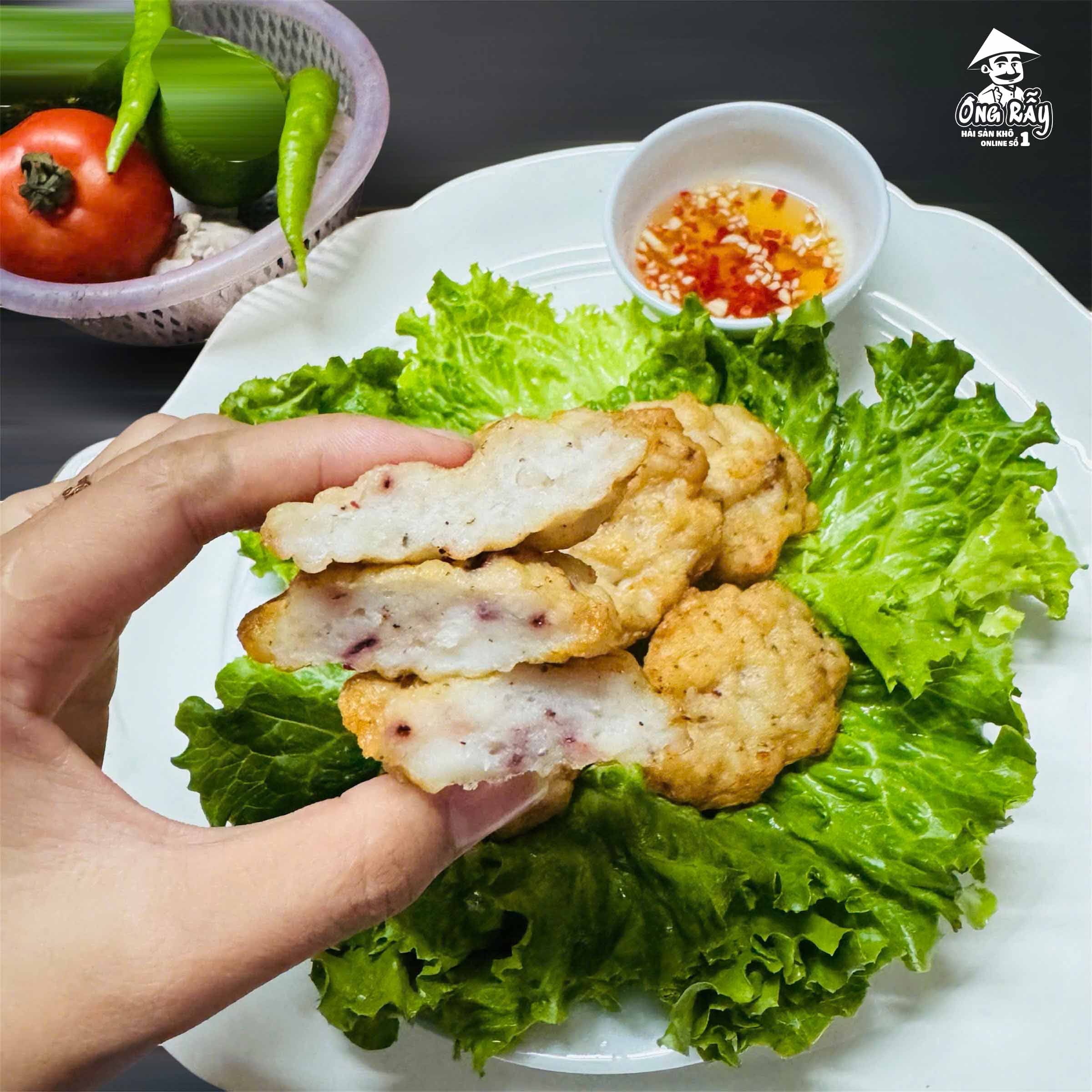 Chả mực giã tay Ông Rẫy loại đặc biệt - túi 500gram